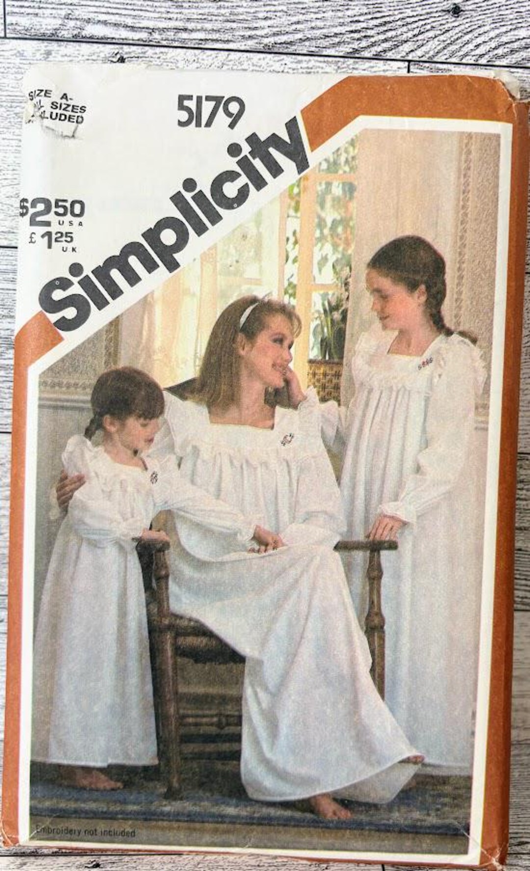 Vintage 1981 Simplicity Sewing Pattern No. 5179 - Misses' and Girls ...