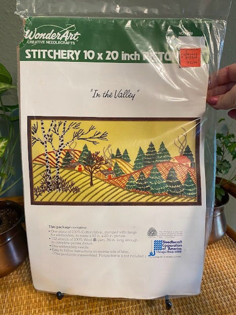 Vintage Wonder Art Creative Needle Crafts Stitchery Kit - #5309 in the ...