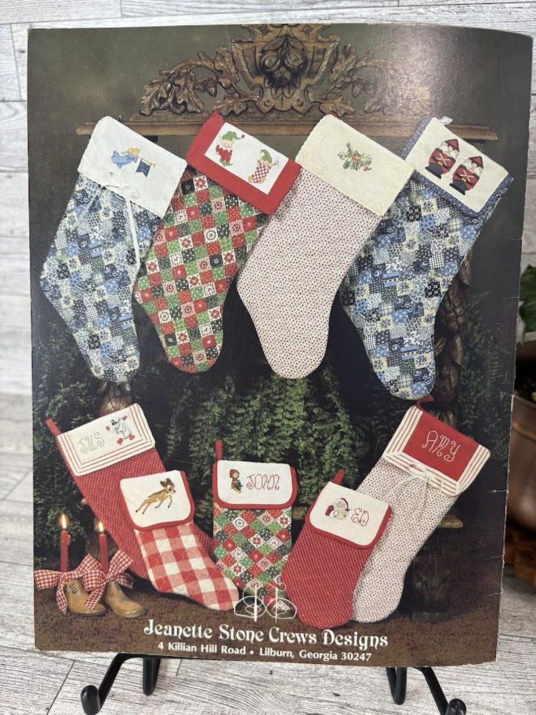 Stockings & Jars - Counted Cross Stitch Pattern Booklet, Jeanette Stone ...