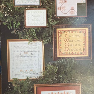 Vintage Charted Classic Samplers Embroidery Pattern Book No. 161 ...