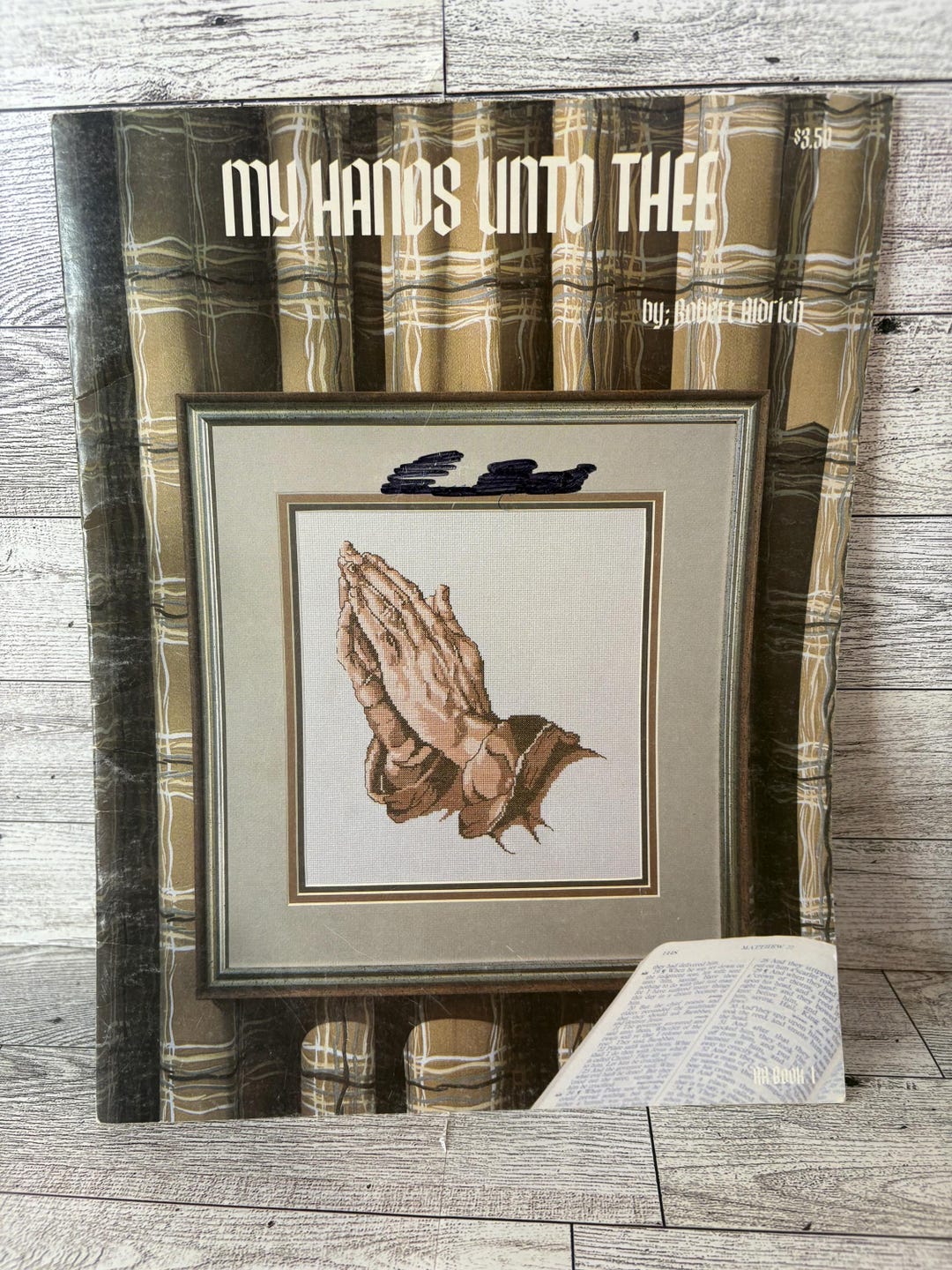 Vintage 1981 Stained Glass Nativity Counted Cross Stitch Pattern ...