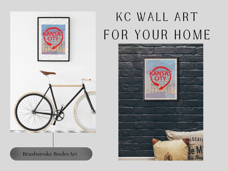 Kansas City Western Auto Art Print, Custom KC Art Print, Kansas City ...