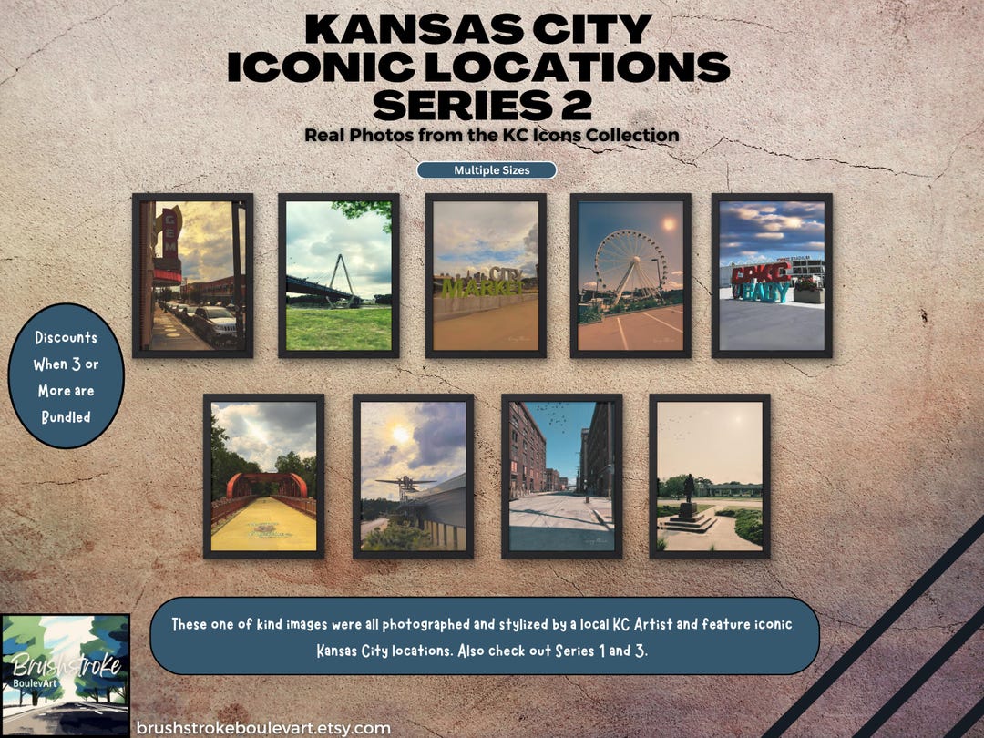 Kansas City Icons Art Print: Series 2, Local Artist - Etsy