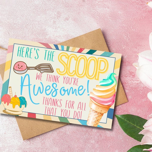 Ice Cream Tag - Etsy