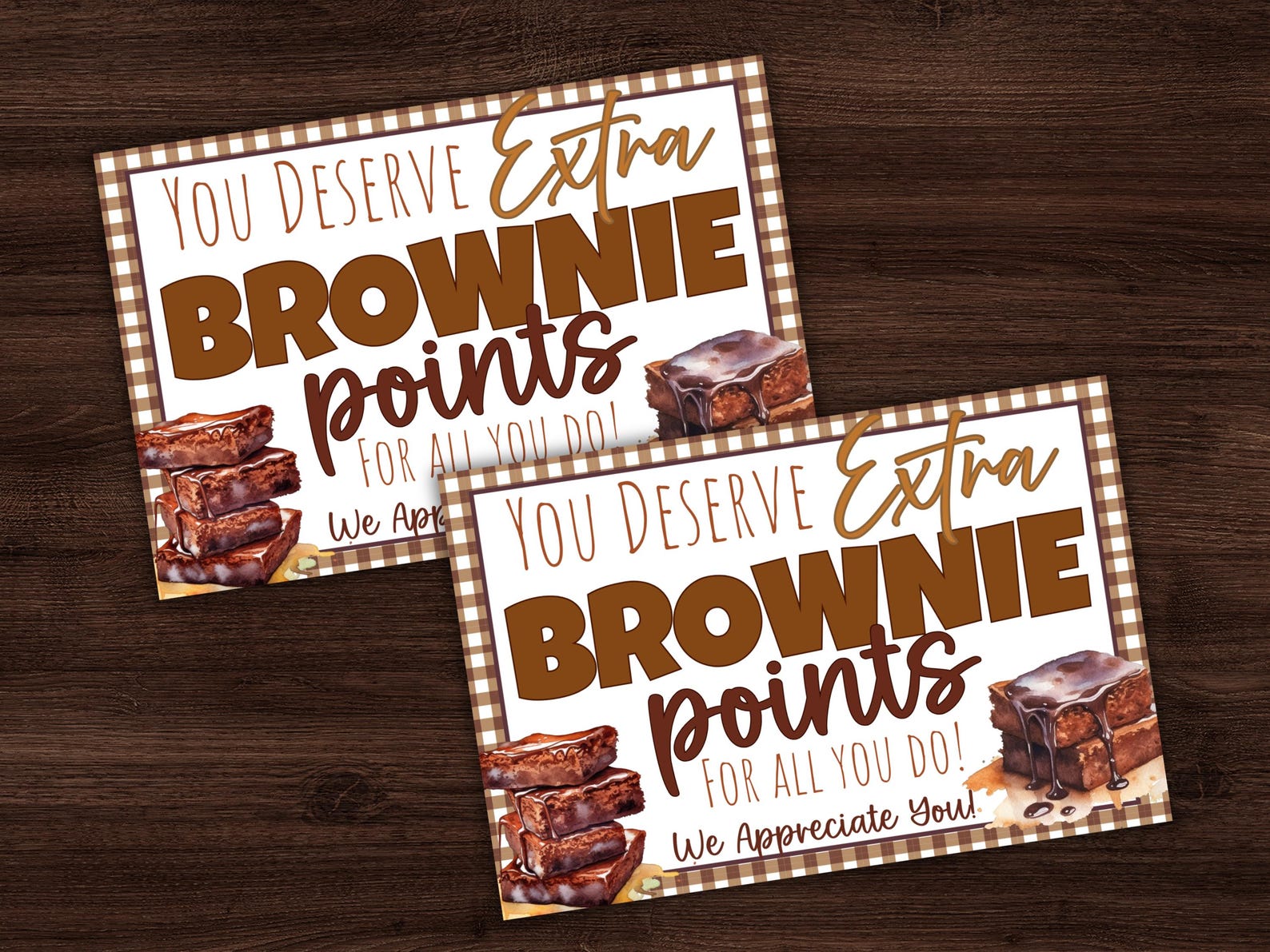 Teacher Appreciation Brownie Snack Tag, Staff Appreciation Brownie ...