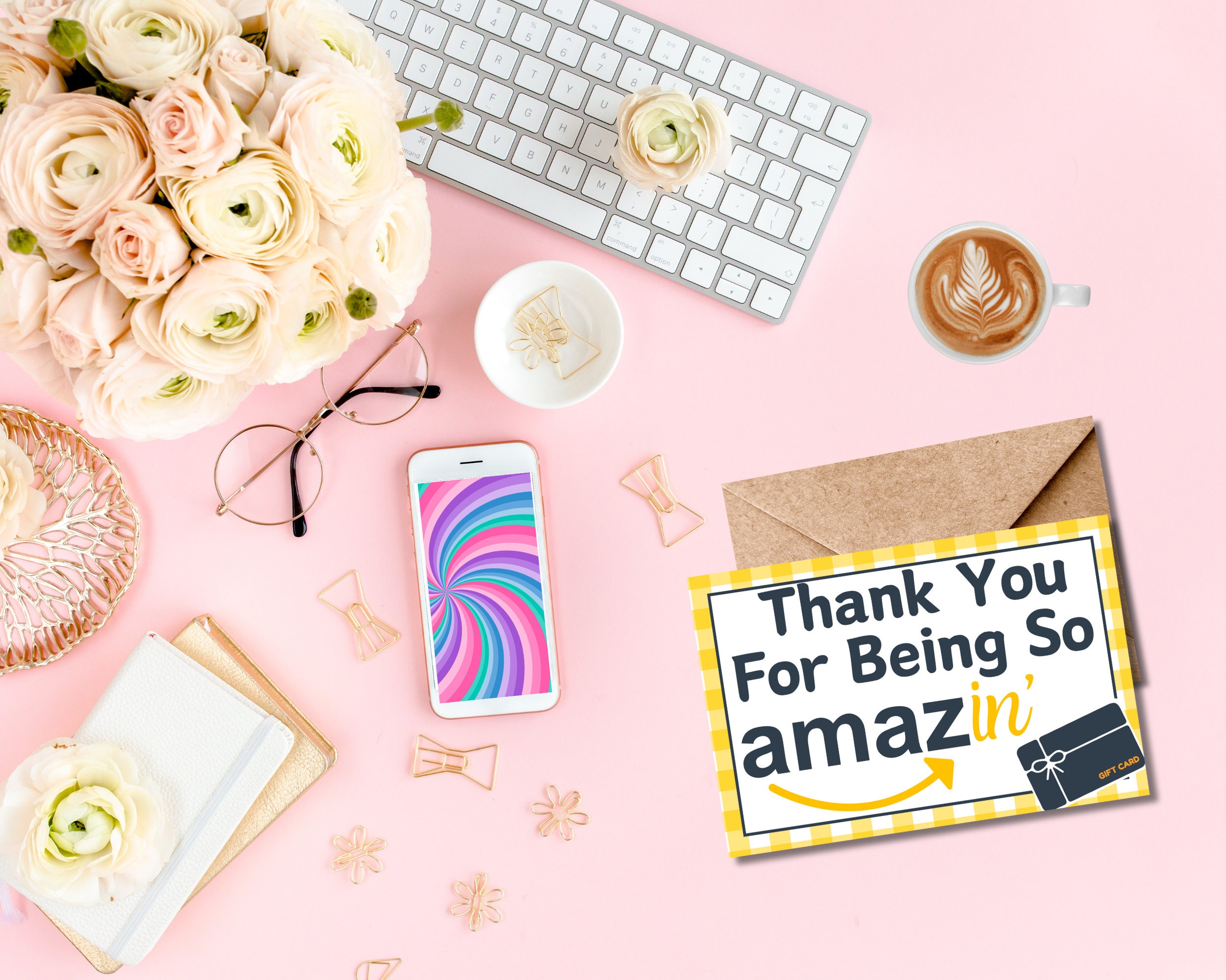 Thank You for Being so Amazin', Thank You Tag, Amazon Gift Card Tag ...