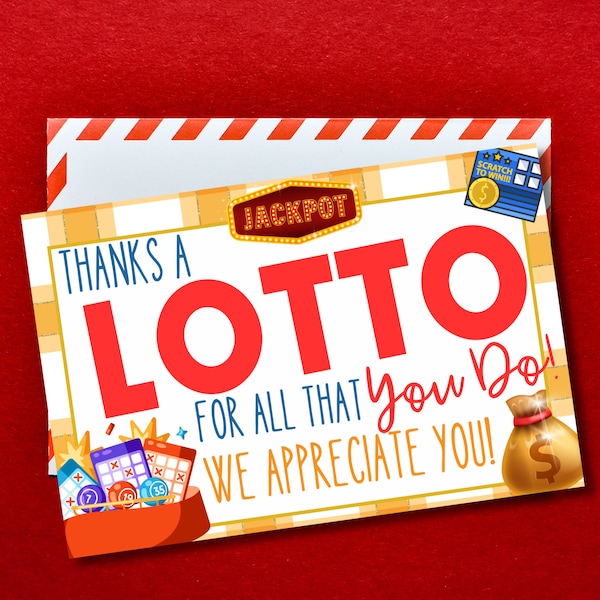 Teacher Appreciation Lottery - Etsy