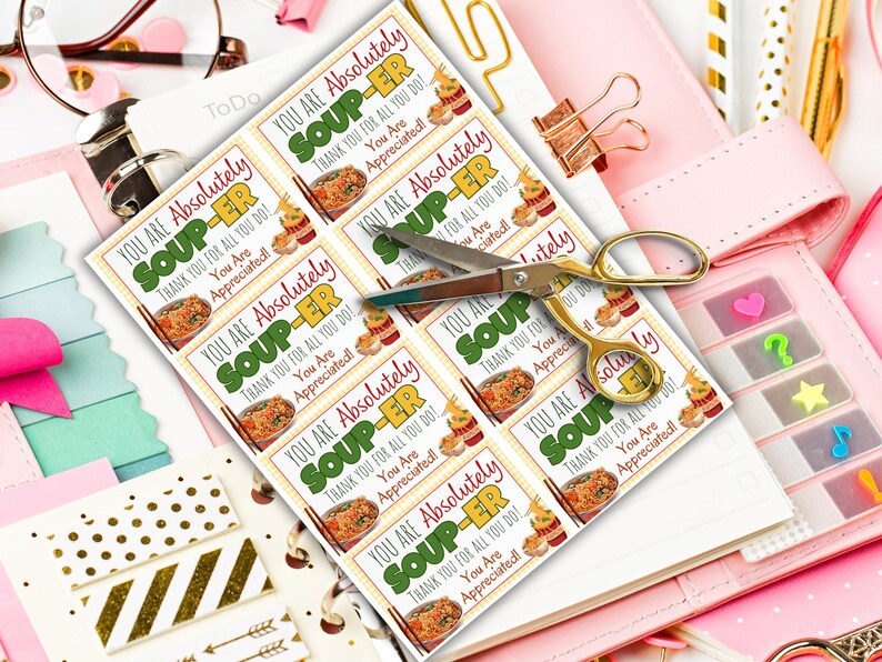 You Are Souper Food Tag, Teacher Appreciation Food Tag, Ramen Noodles ...