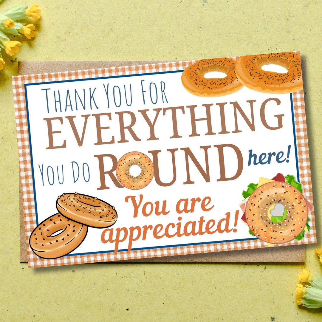 Thank You for Everything You Do Round Here, Teacher Appreciation, Nurse ...