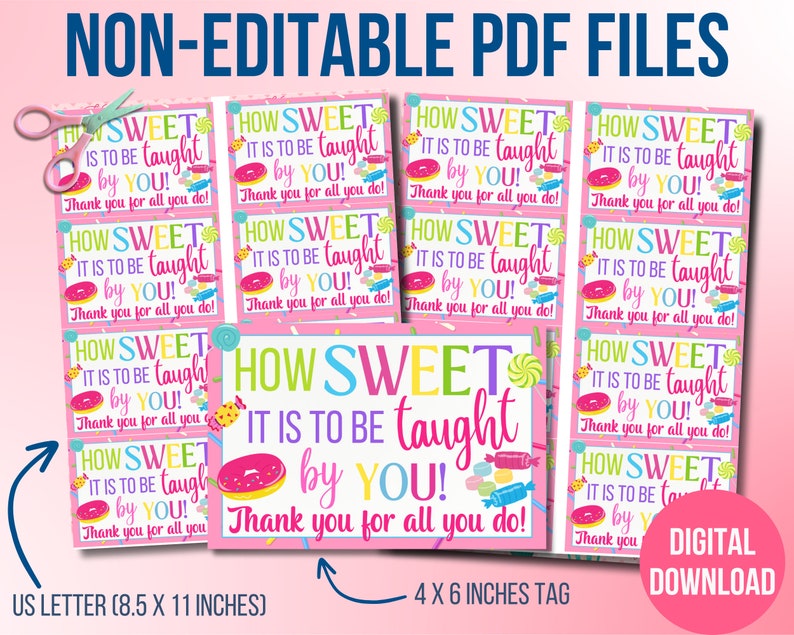 How Sweet It is to Be Taught by You, Teacher Thank You, Teacher ...