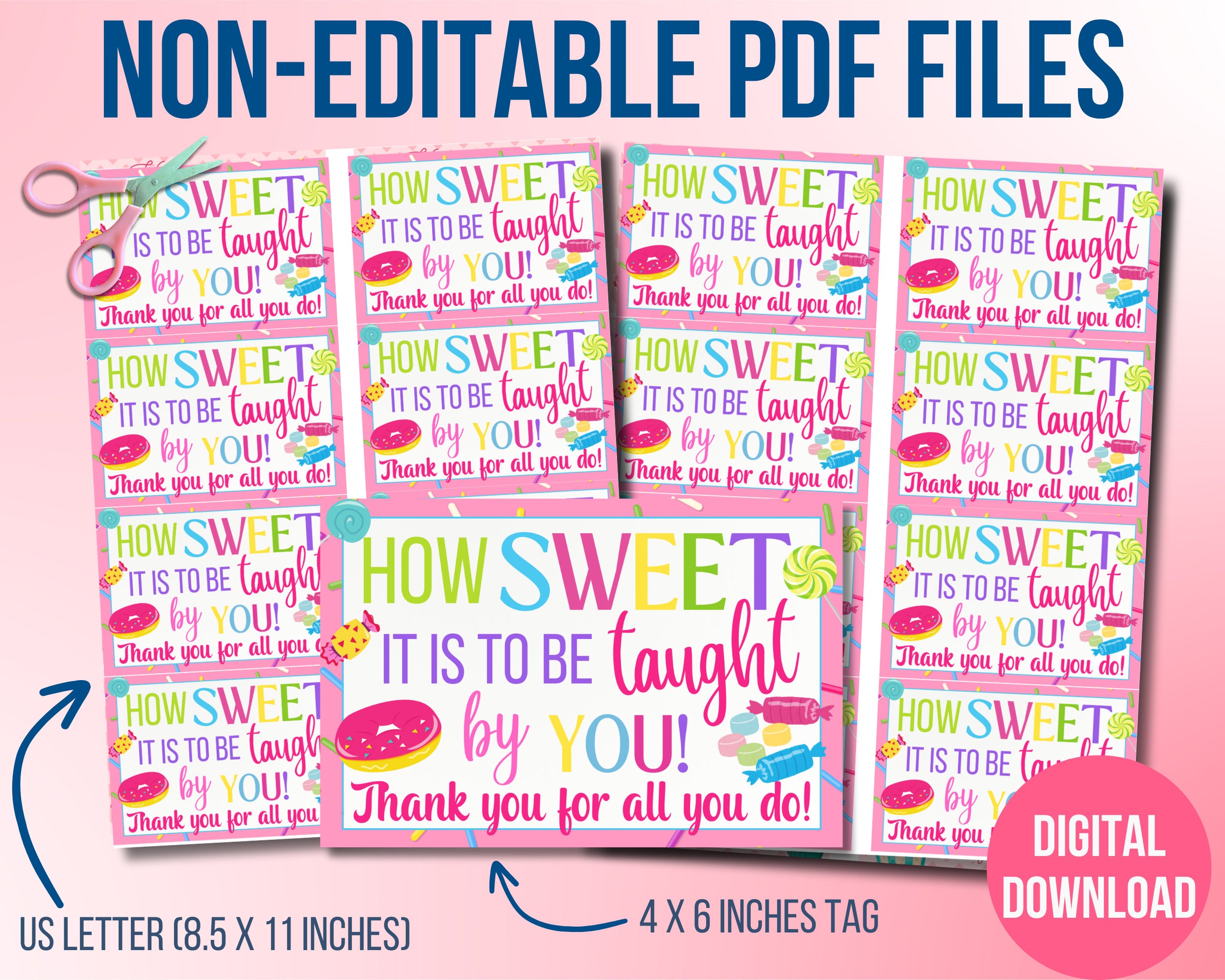 How Sweet It is to Be Taught by You, Teacher Thank You, Teacher ...