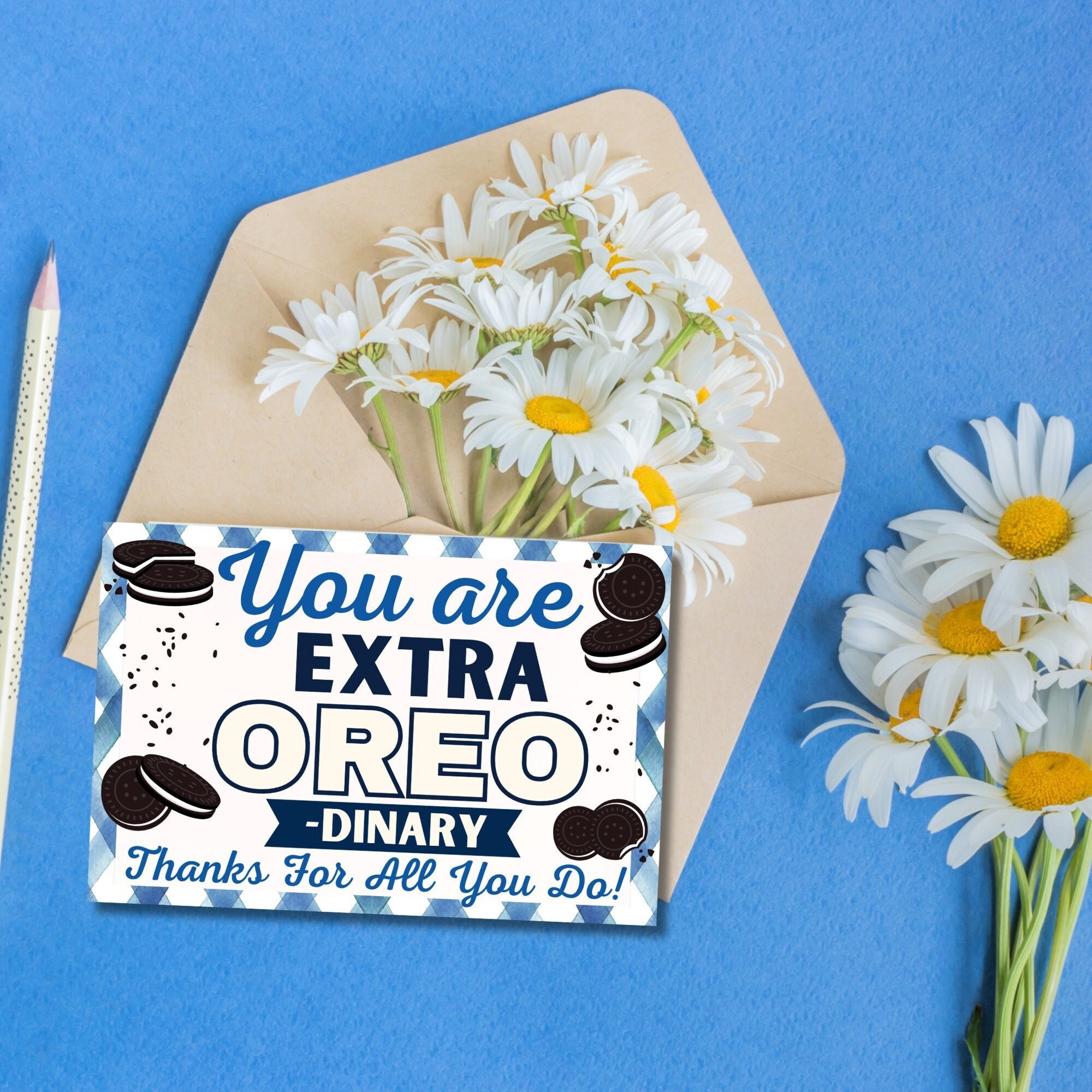 You Are Extra Oreo-dinary, Oreo Cookie Tag, Thank You Tag, Staff ...