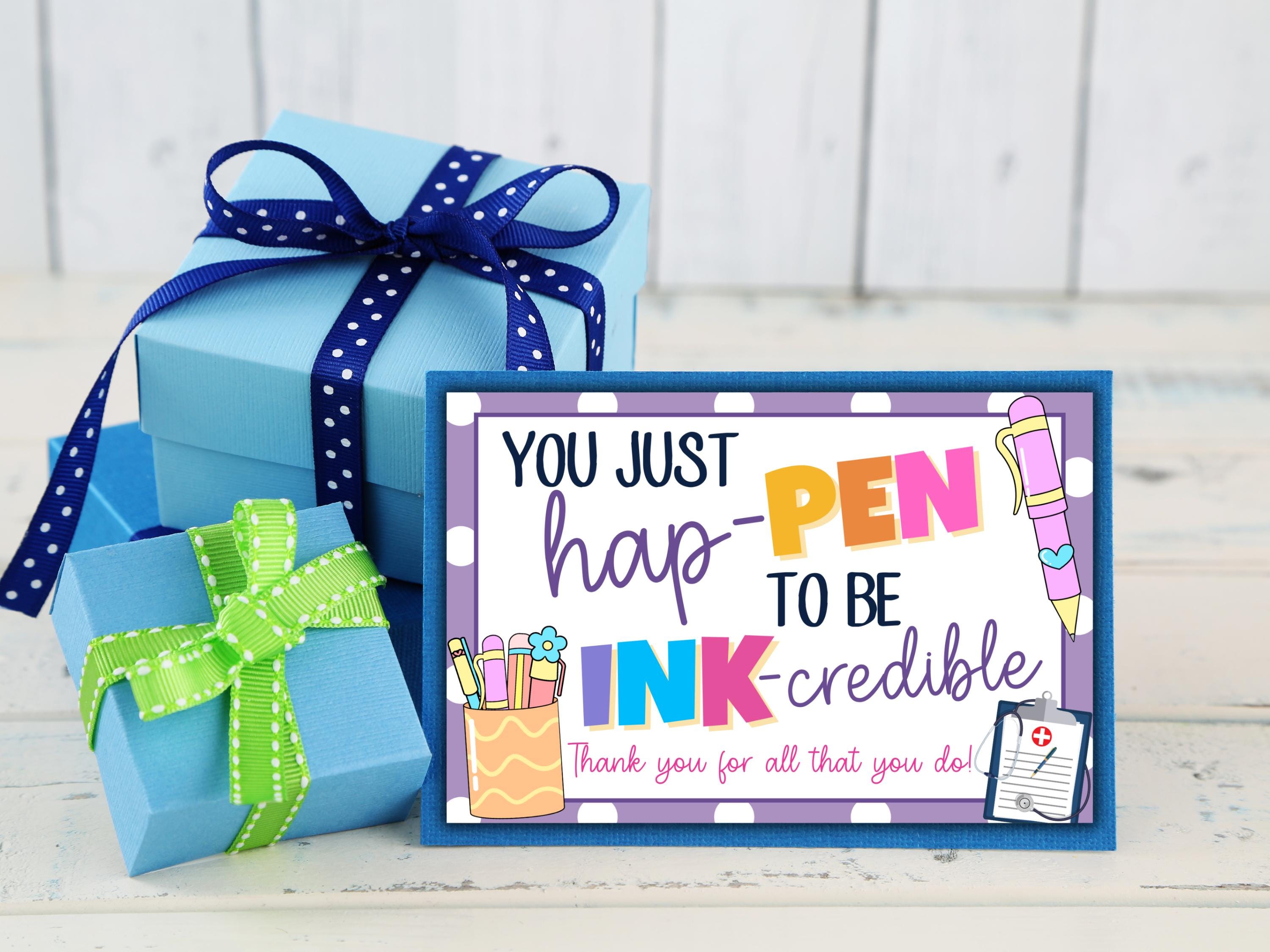 Ink-credible Pen Gift Tag: Nurse Appreciation (PDF Files) - Etsy