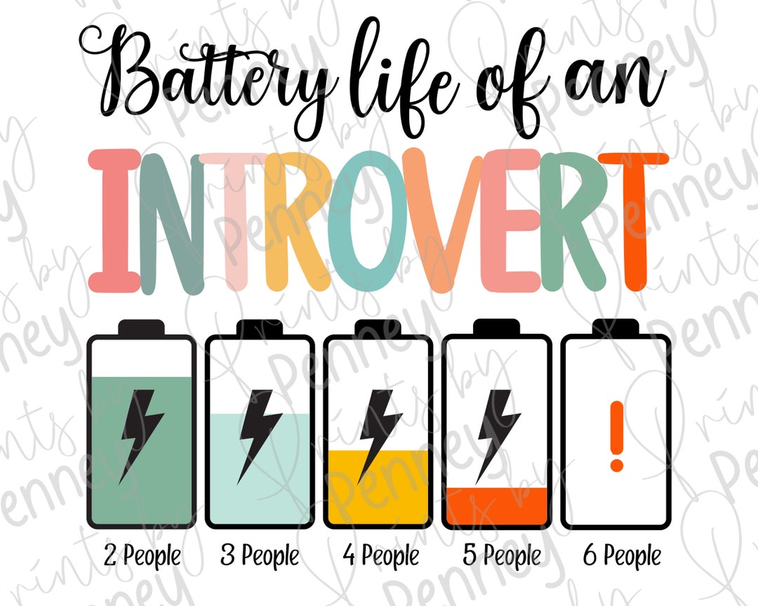 Battery Life of an Introvert SVG, PNG Battery Life of an Introvert ...