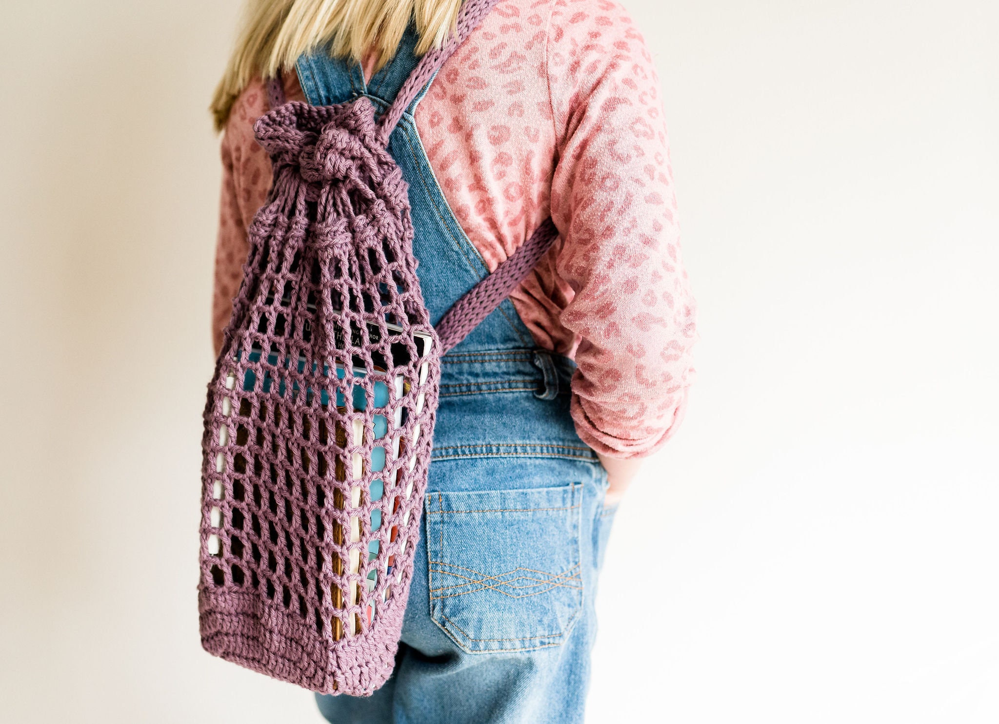 Small Market Backpack Crochet Pattern - Etsy