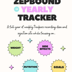 Yearly Zepbound Printable/digital Tracker - Etsy