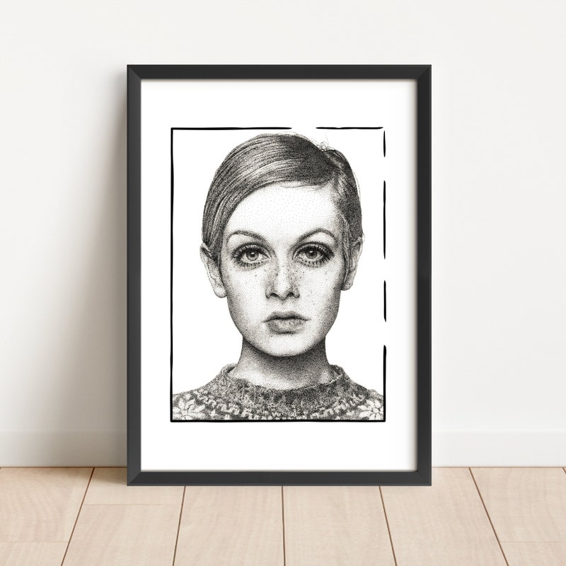 Twiggy Poster - Etsy