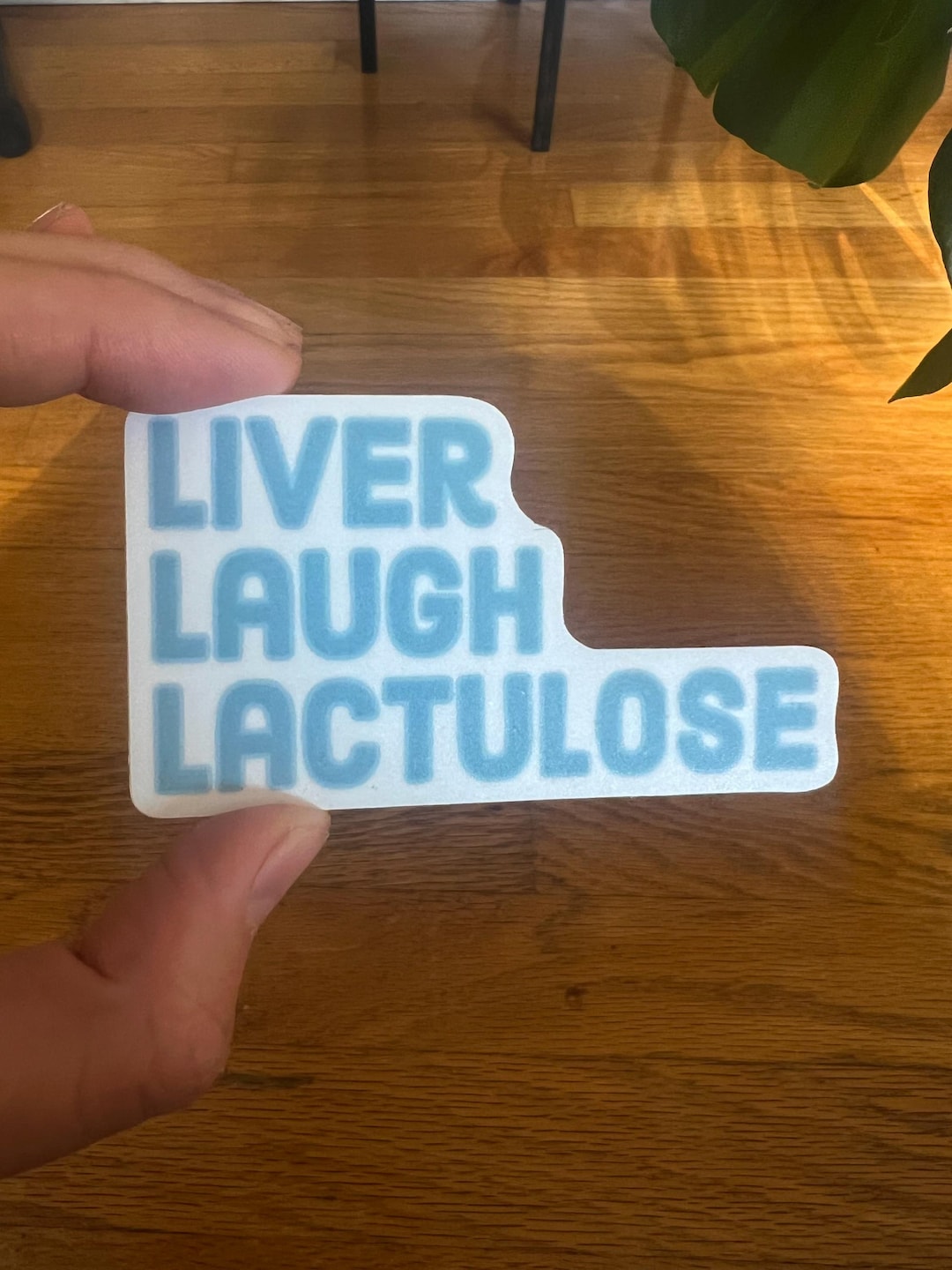 Liver Laugh Lactulose Sticker, Transplant Nurse Sticker, Water Bottle ...