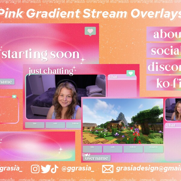 Barbie Girl Twitch Overlay - Etsy