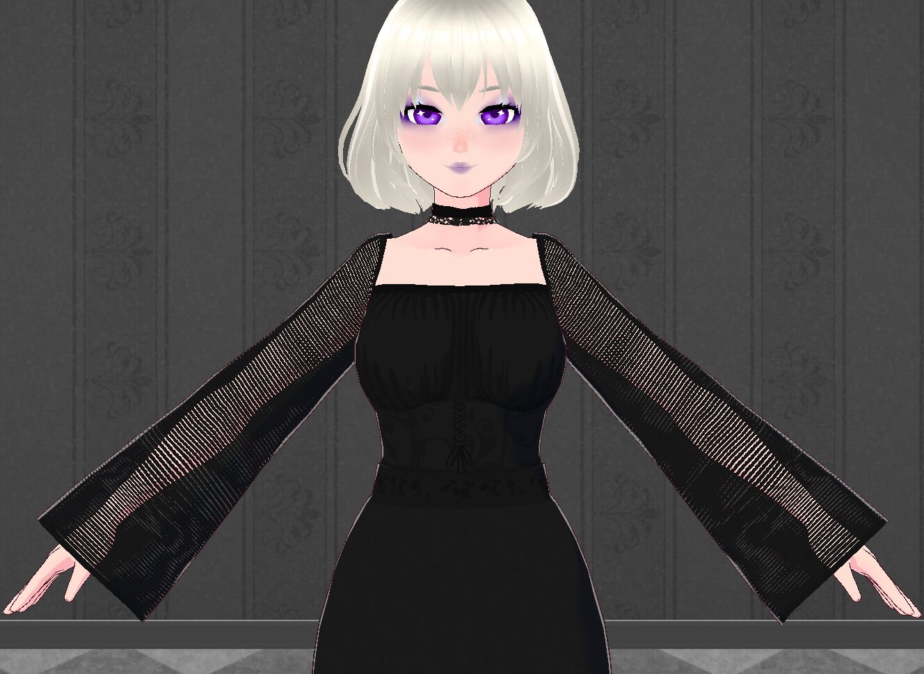 Vroid | Gothic Witchy Outfit Set - Etsy