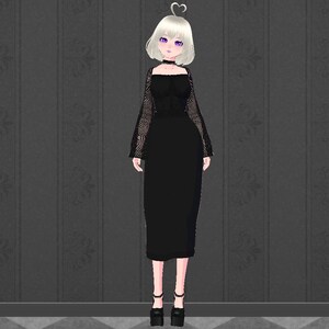 Vroid | Gothic Witchy Outfit Set - Etsy