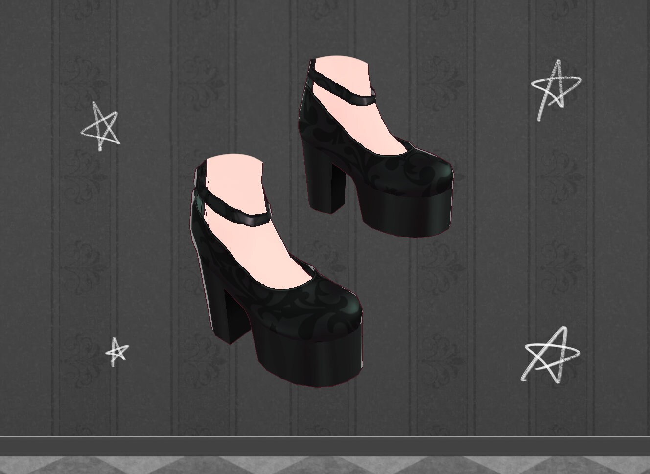 Vroid | Gothic Witchy Outfit Set - Etsy