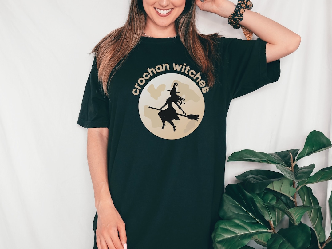 Manon Blackbeak Broom Riding Witch Halloween Shirt Crochan Queen Throne ...