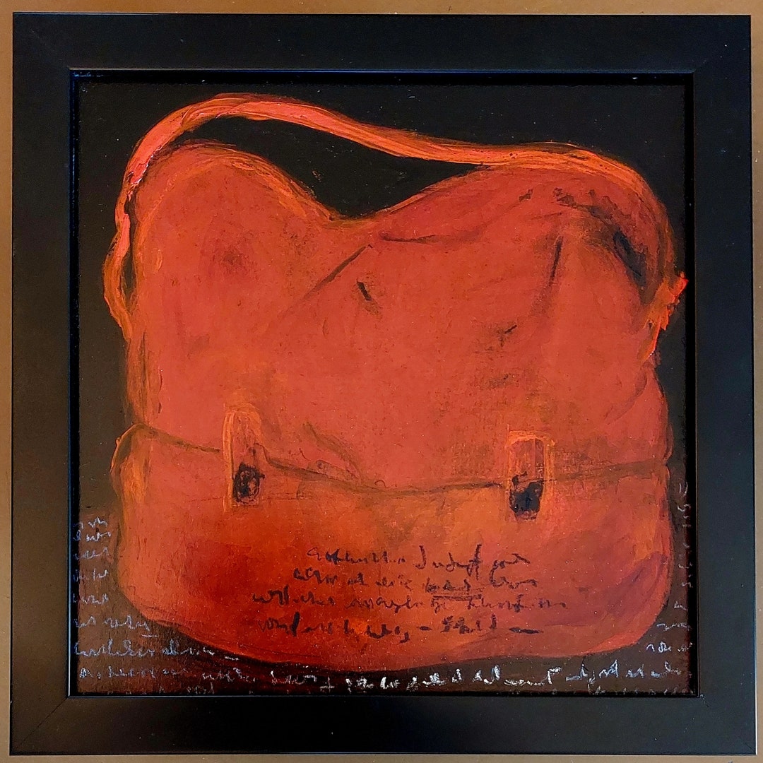 Red Purse . Original Art by Vanhawk - Etsy