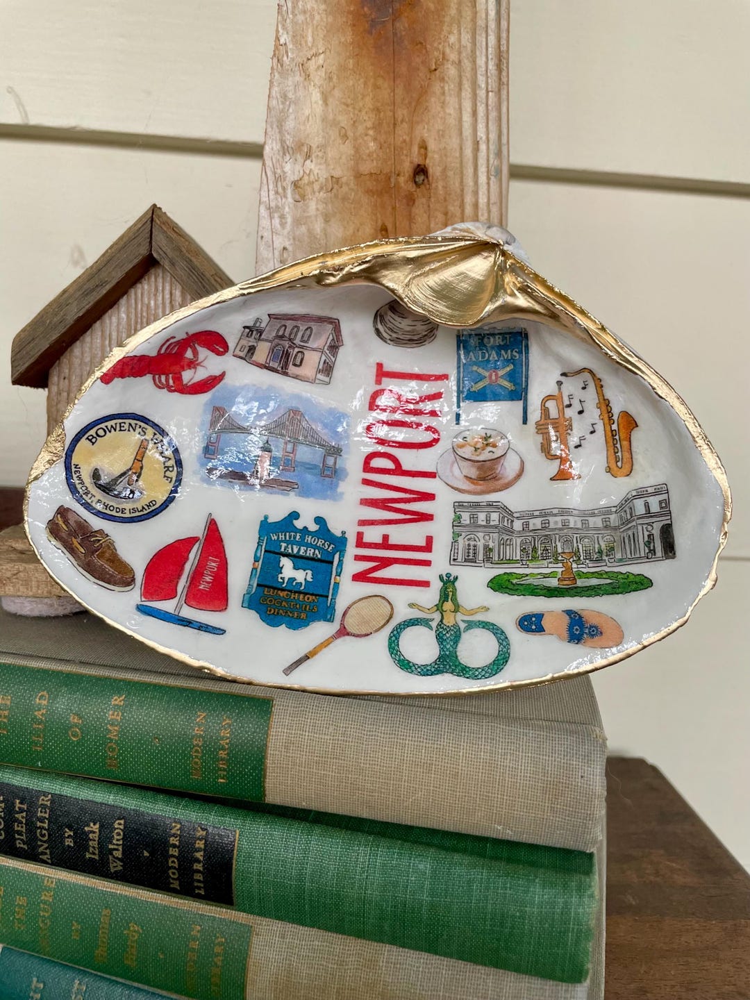 Extra-large Clam Shell Trinket Dish, Newport - Etsy