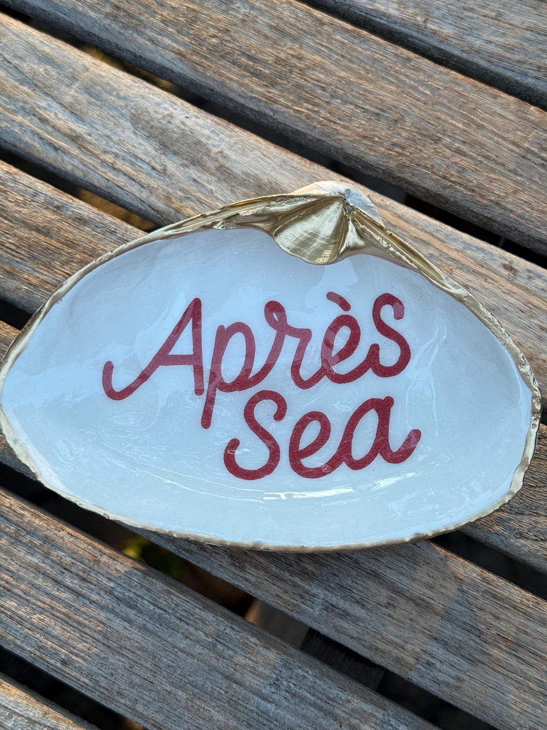 Extra-large Clam Shell Trinket Dish, Après Sea - Etsy