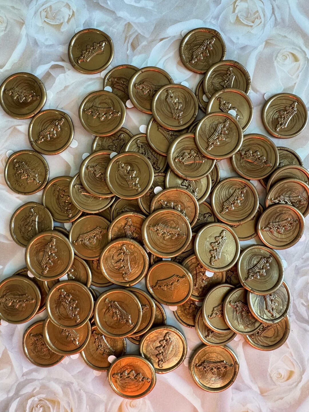 Princess Crown Wax Seals: Self Adhesive Stickers, Wedding Invitations ...
