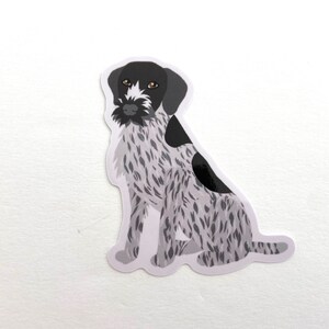 German Wirehaired Pointer Die Cut Sticker Waterproof Vinyl Sticker GWP ...