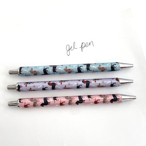 Dachshund Gel Pen, Cute Dog Epoxy Resin Design - Etsy