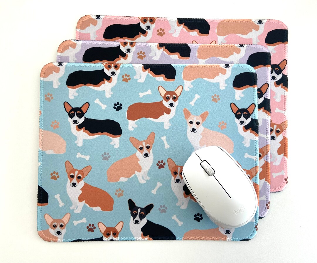 Corgi Mousepad 10" X 8" Cute Pembroke Welsh Corgi Dog Mouse Mat - Etsy