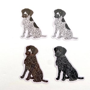 German Wirehaired Pointer Die Cut Sticker Waterproof Vinyl Sticker GWP ...