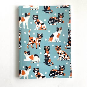 Cute Calico Cat Softcover Notebook A5 Size Calicos Cats Pattern - Etsy