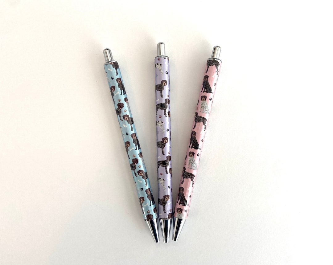 Wirehaired Pointing Griffon Gel Pen: Dog Epoxy Resin Pen - Etsy