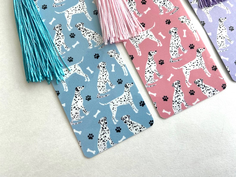 Cute Dalmatian Bookmark Dalmatians Lover Unique Gifts Dog Paw - Etsy