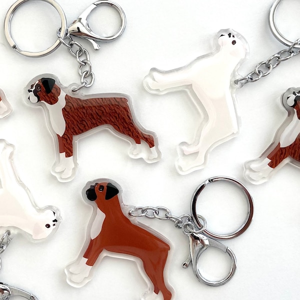 Dog Keychain - Etsy