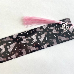 German Shorthaired Pointer Bookmark, GSP Dog Owner Unique Gifts Dog Paw ...