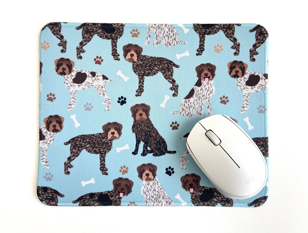 Wirehaired Pointing Griffon Mousepad Cute Wirehaired Griffon 10" X 8 ...