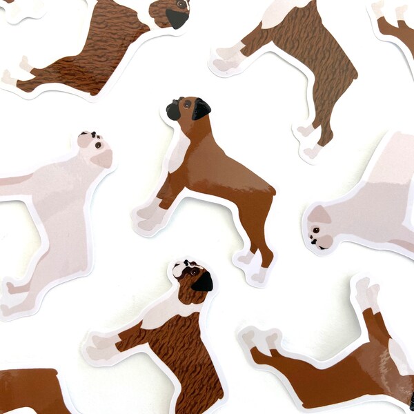 Boxer Sticker - Etsy