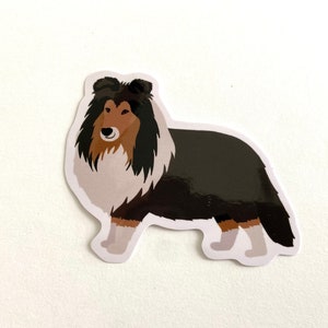 Sheltie Die Cut Sticker Waterproof Vinyl Sticker Shetland Sheepdog ...
