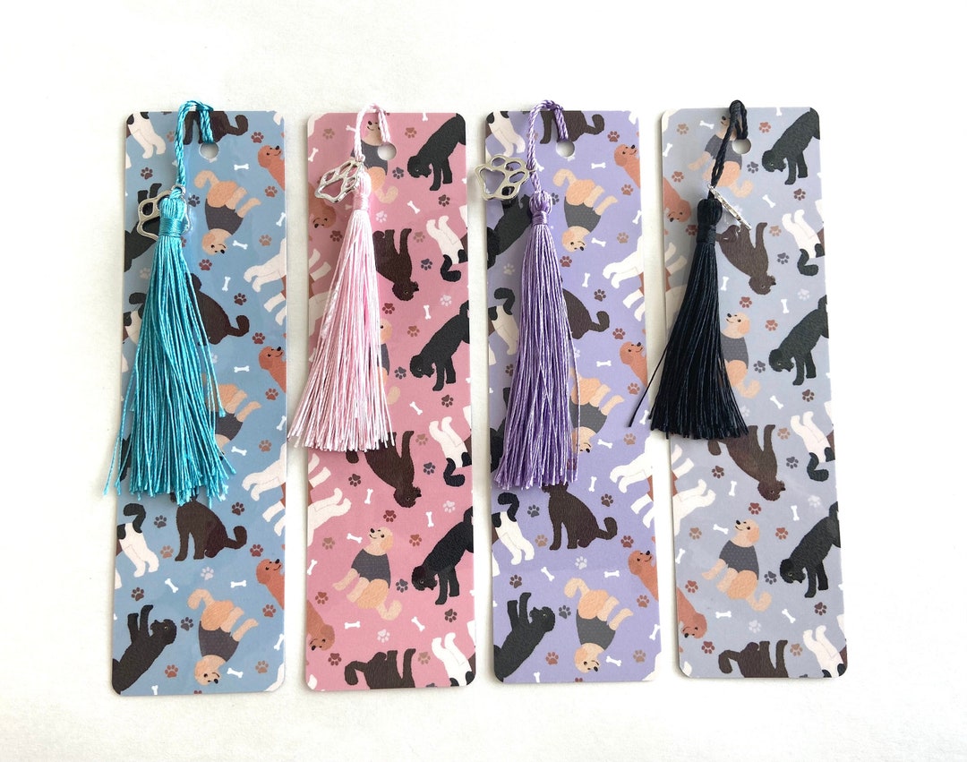 Goldendoodle Labradoodle Bookmark, Doodle Dogs Unique Gifts Dog Paw ...