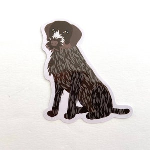 German Wirehaired Pointer Die Cut Sticker Waterproof Vinyl Sticker GWP ...