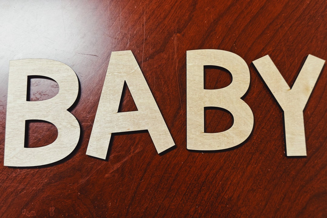 Baby Wood Cut Sign Wall Baby Shower Room Decoration - Etsy
