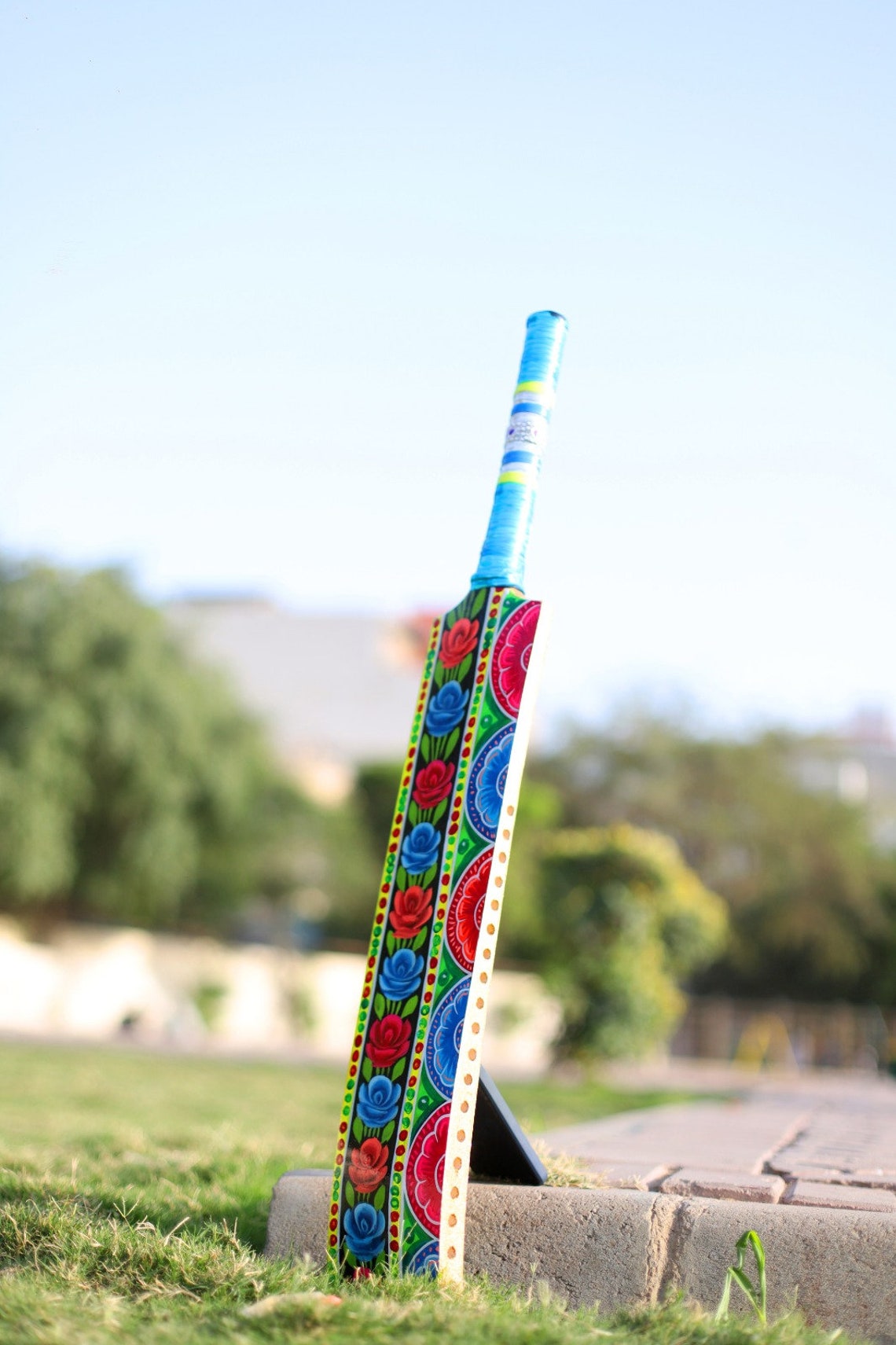 Truck Art Cricket Bat| Decorative Truck Art | Handpainted Bat ...