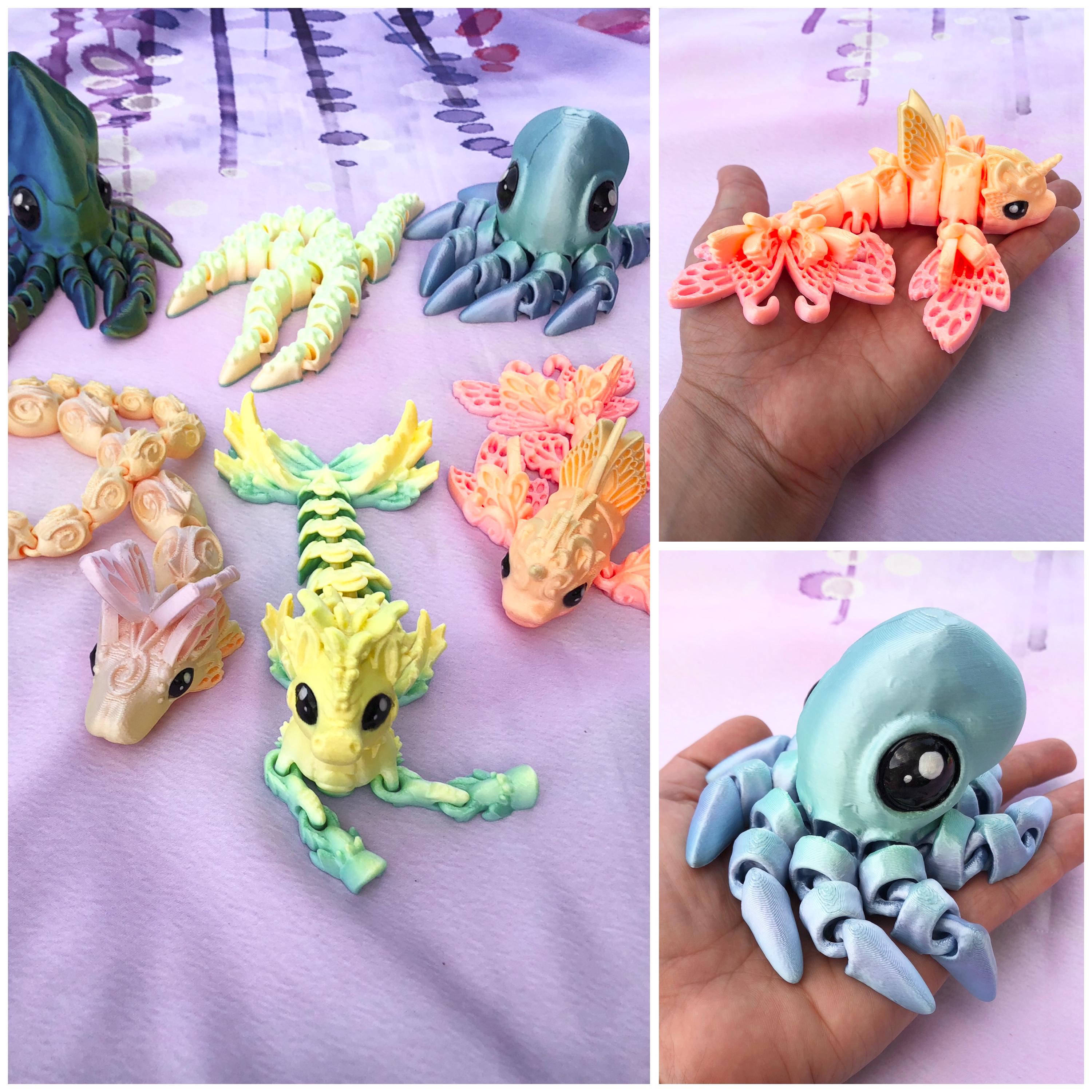 Critter Mystery Box: 3D Printed Articulated Fidget Toy - Etsy