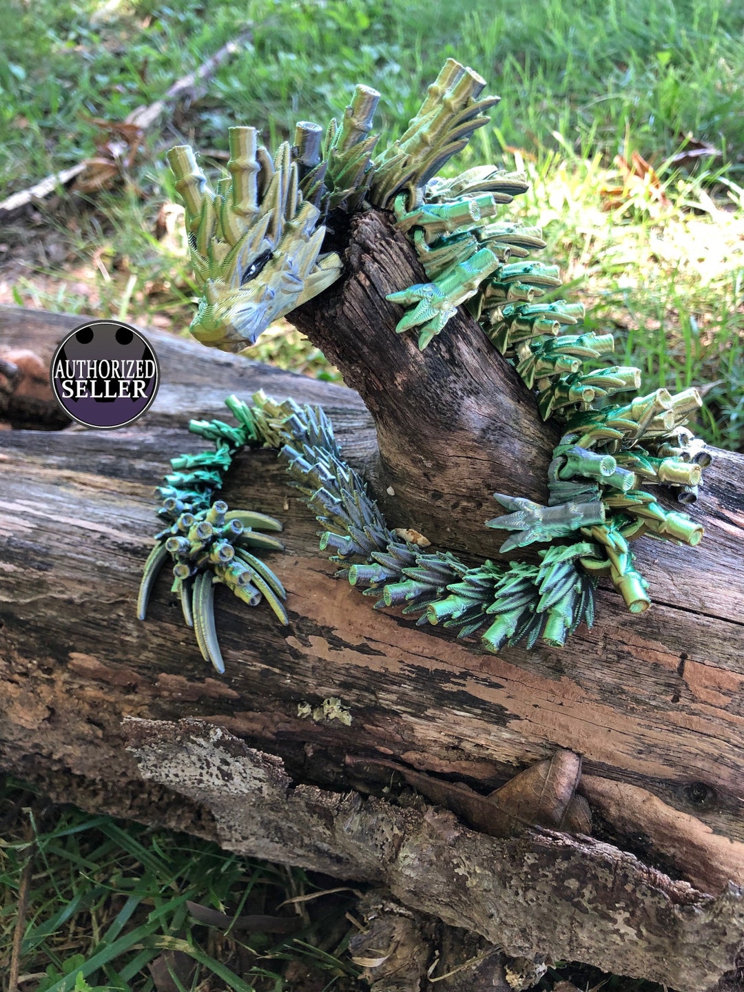 Bamboo Dragon Custom : Emotional Support Pet - 3D Printed Articulated ...