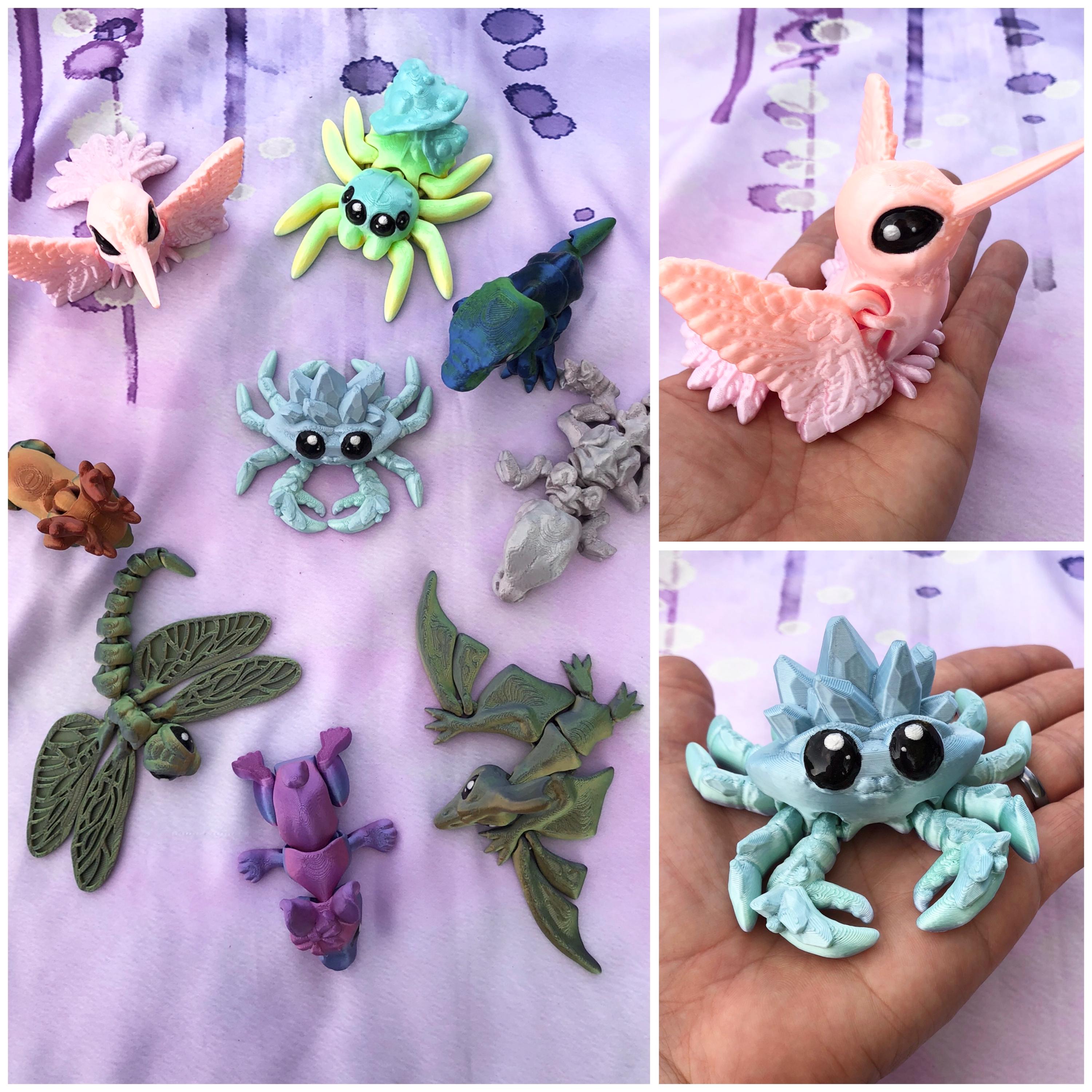 Critter Mystery Box: 3D Printed Articulated Fidget Toy - Etsy